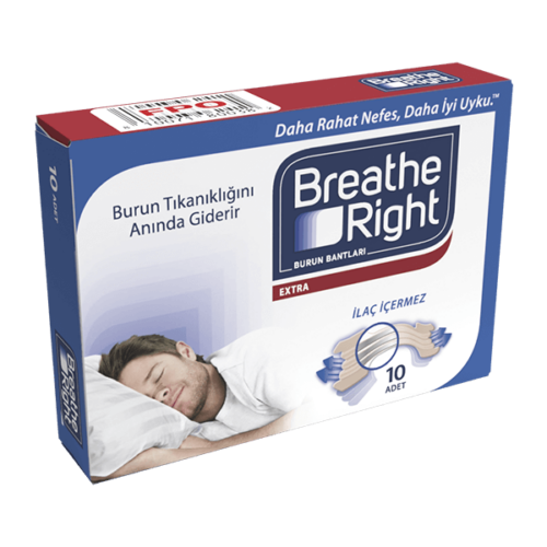 Ekstra Güçlü Bej - Breathe Right® Burun Bandı